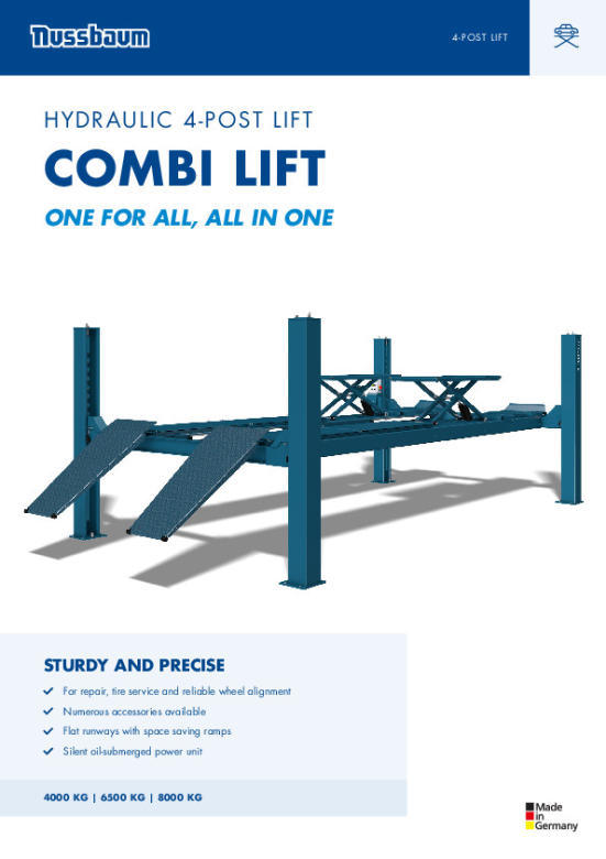 Downloads » Lifts for car workshops - Made in Germany for over 40 years